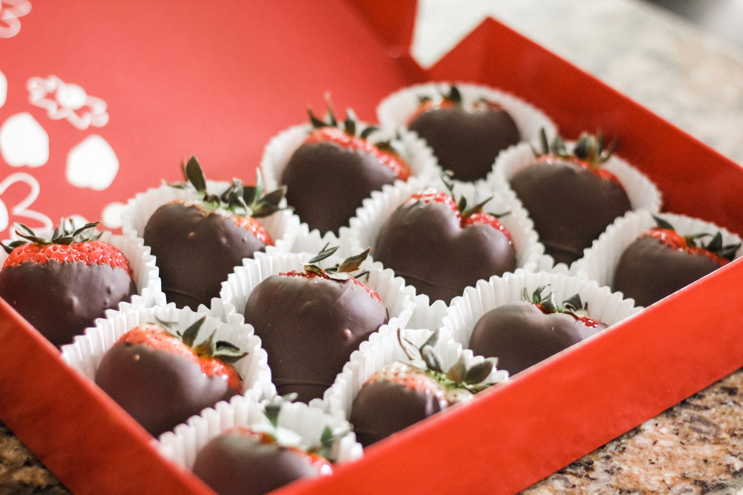 Recipe for Cacao Covered Strawberries