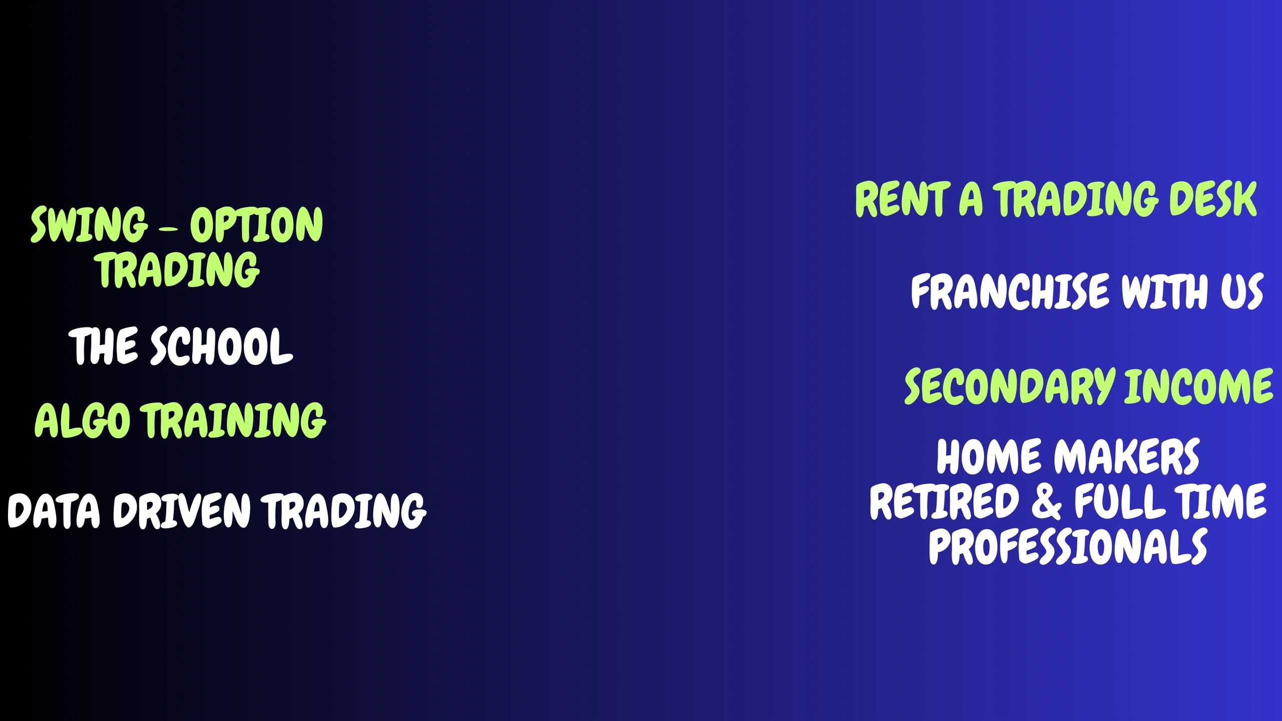 Rent-our-Trading Desk