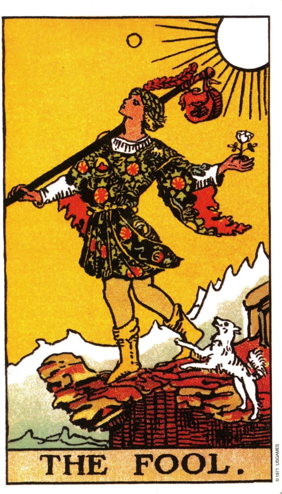 A Card for the Coming New Year: The Fool (New Year's, New Starts)