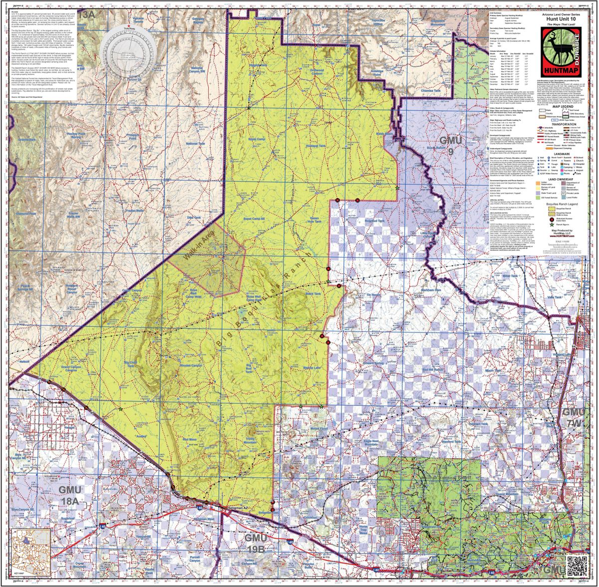 Arizona HuntMap GMU 10