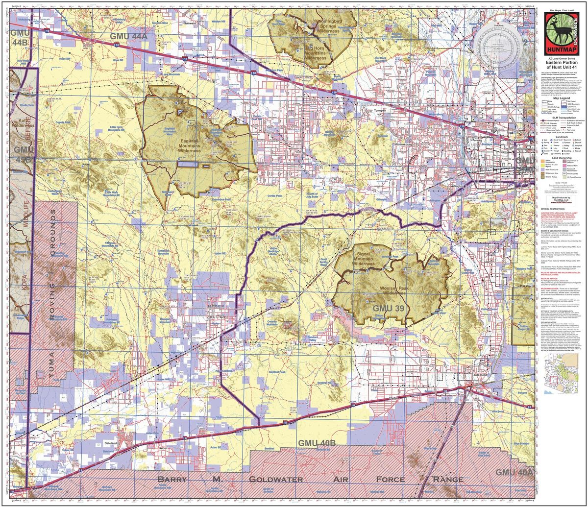 AZ HuntMap GMU 41E