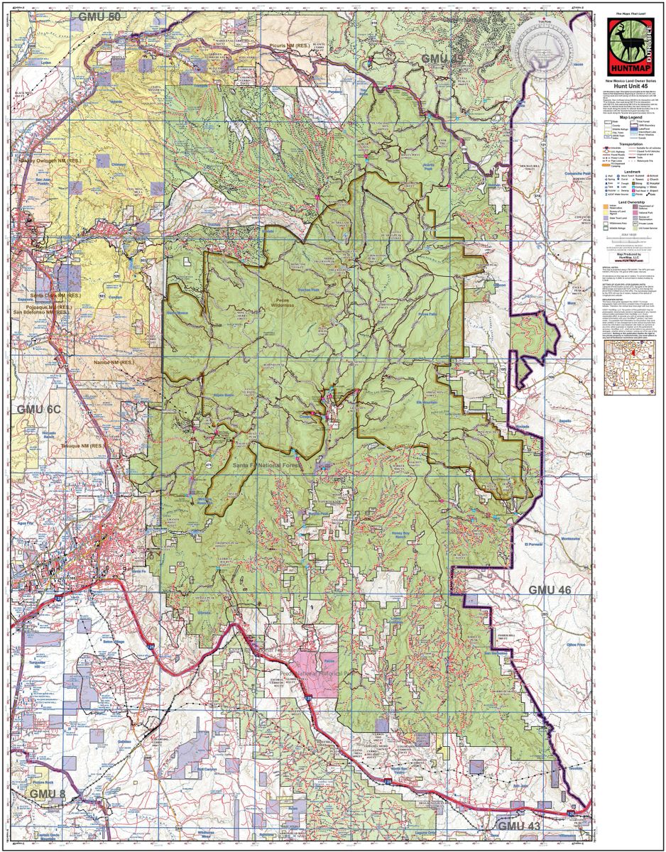 NM HUNTMAP GMU 45