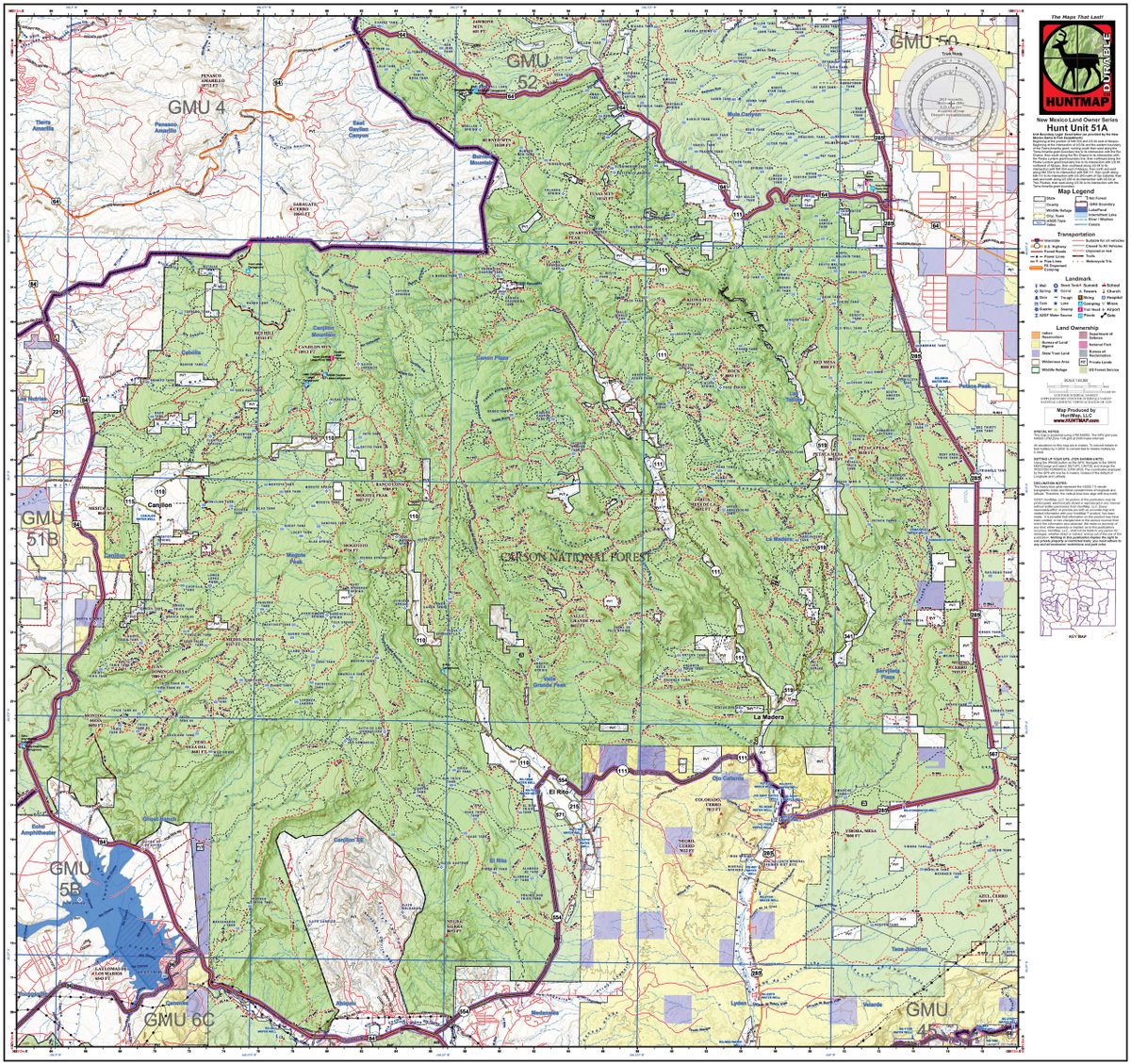 NM HUNTMAP GMU 51A