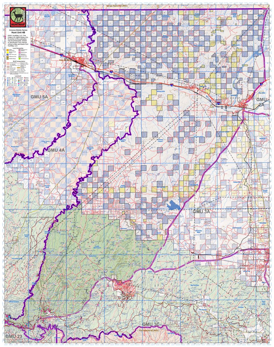 AZ GMU 4B Huntmap Download