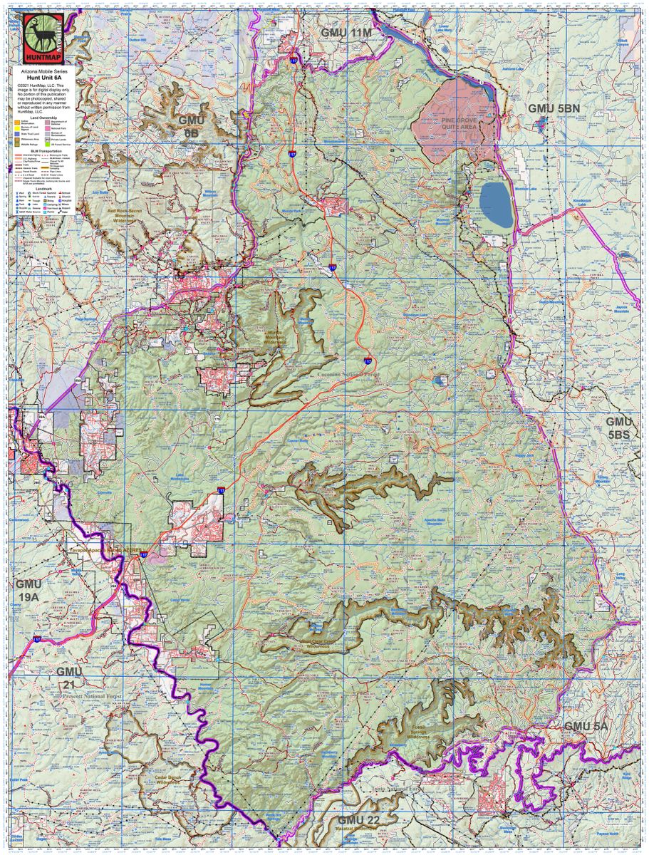 AZ GMU 6A Huntmap Download