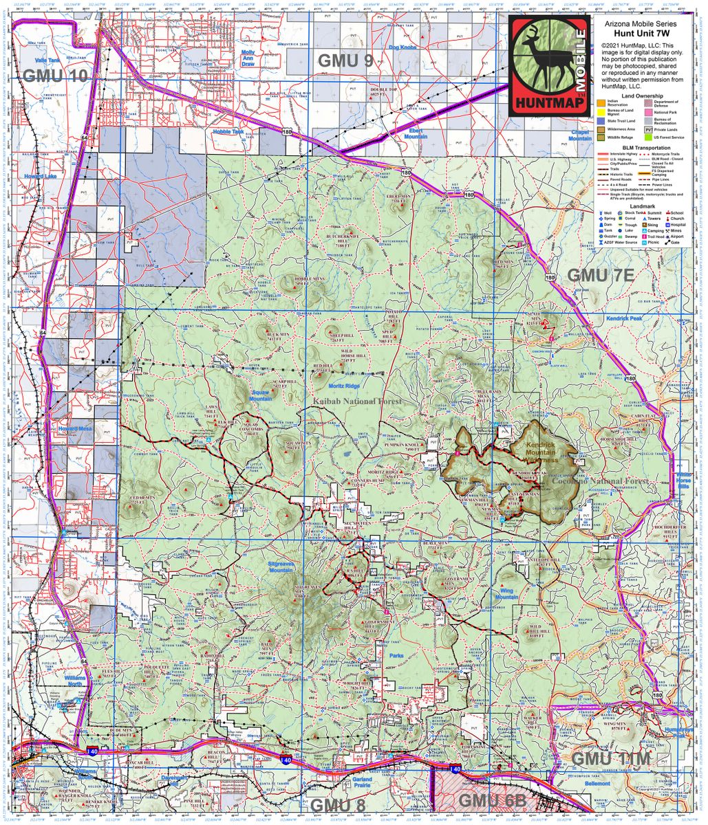 AZ GMU 7-West Huntmap Download