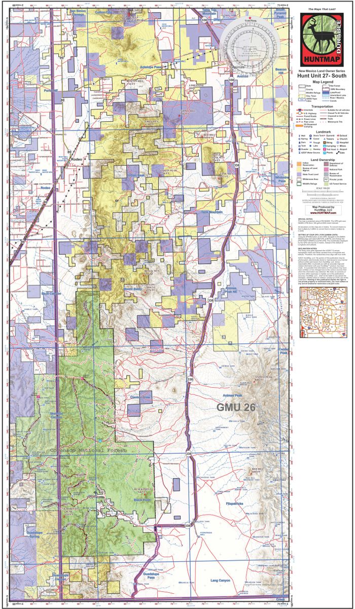 NM HUNTMAP GMU 27-South