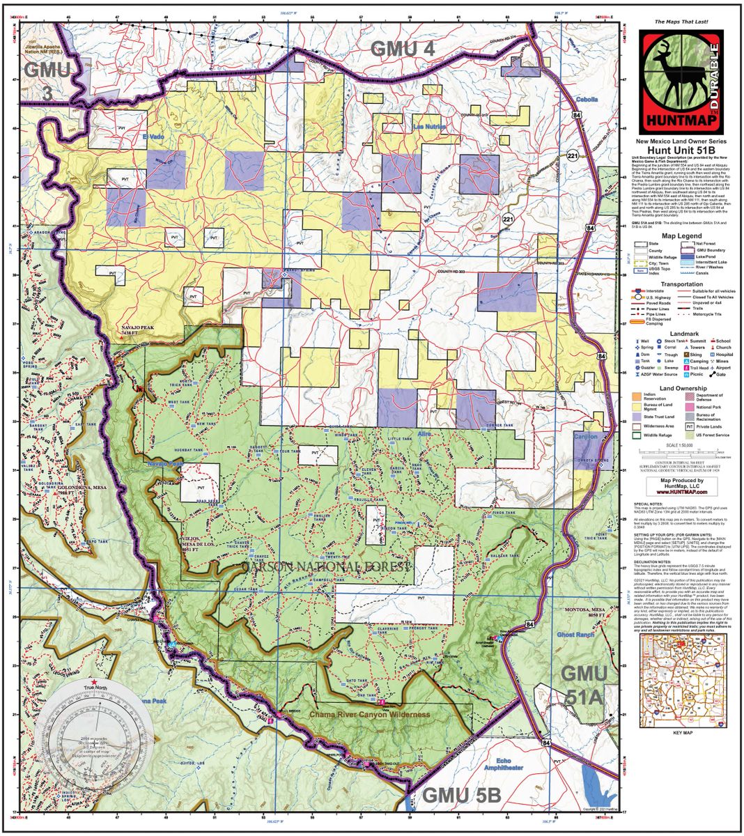 NM HUNTMAP GMU 51B