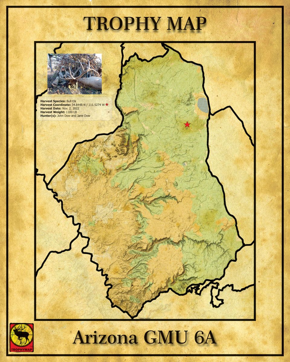 Arizona Trophy Map
