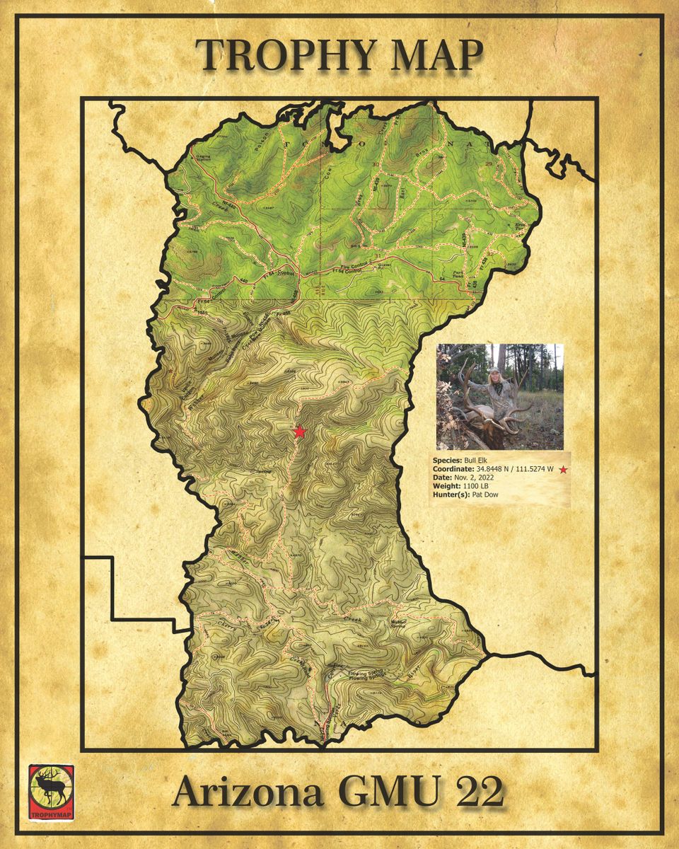 Arizona Trophy Map