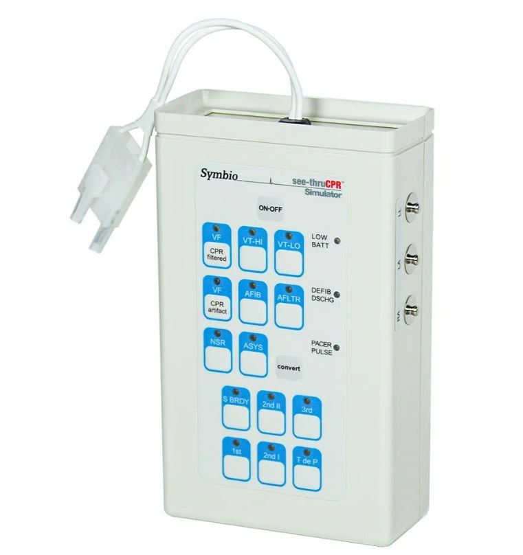 ZOLL AED PRO ADVANCED "SEETHRU" SIMULATOR/TESTER by SYMBIO