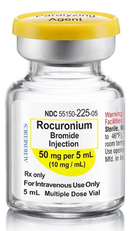 Rocuronium Bromide 10 mg / mL MDV 5 mL (10/Bx)