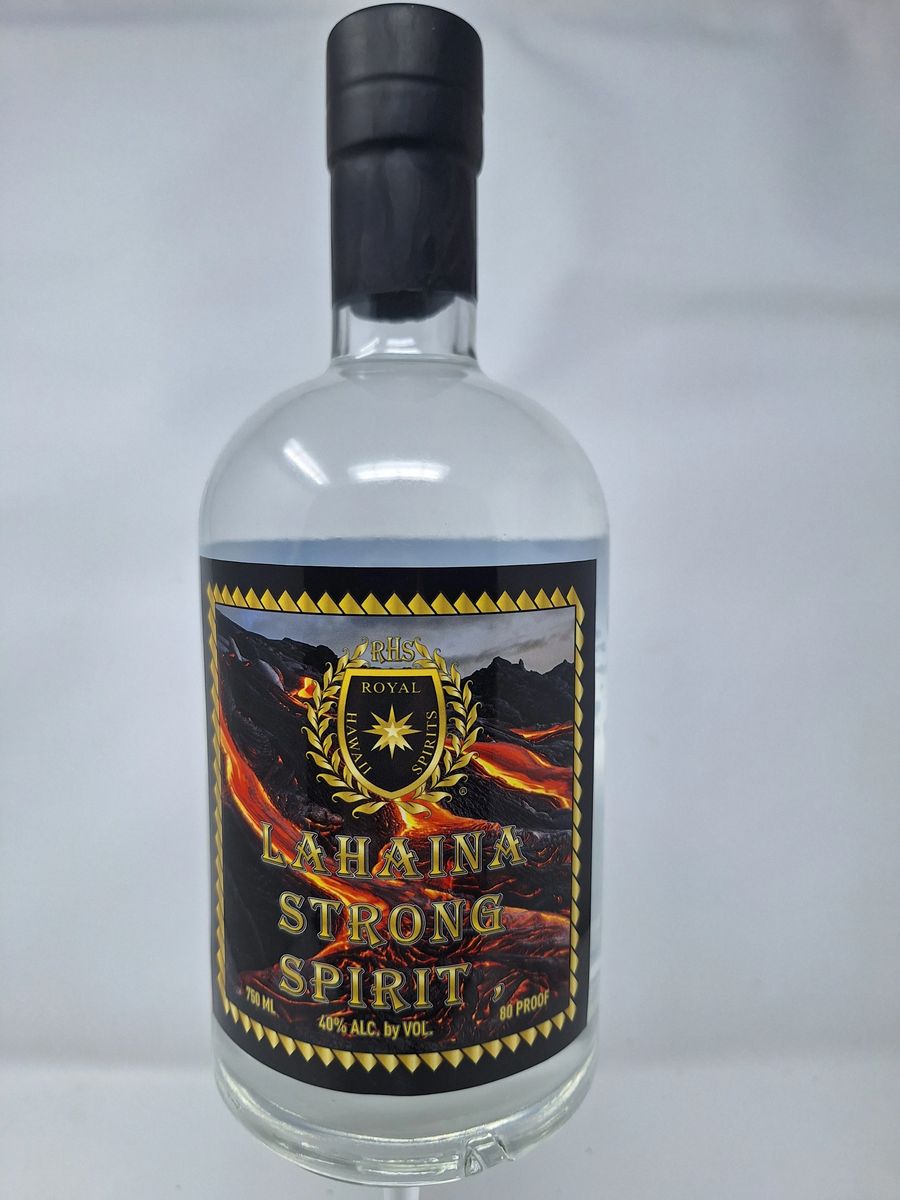 Lahaina Strong Spirit 40% ABV 80 Proof 750 ML