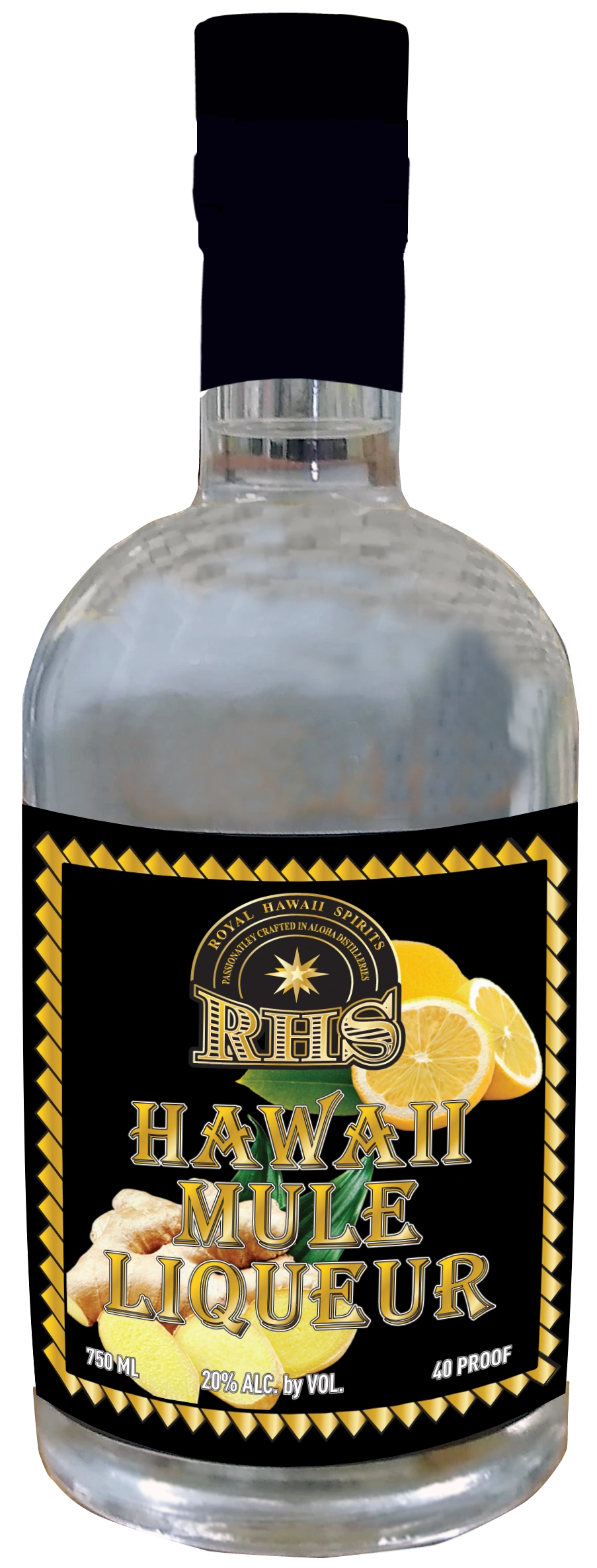 RHS Hawaii Mule Ginger Honey Cordial Made With Hawaiian Rum
