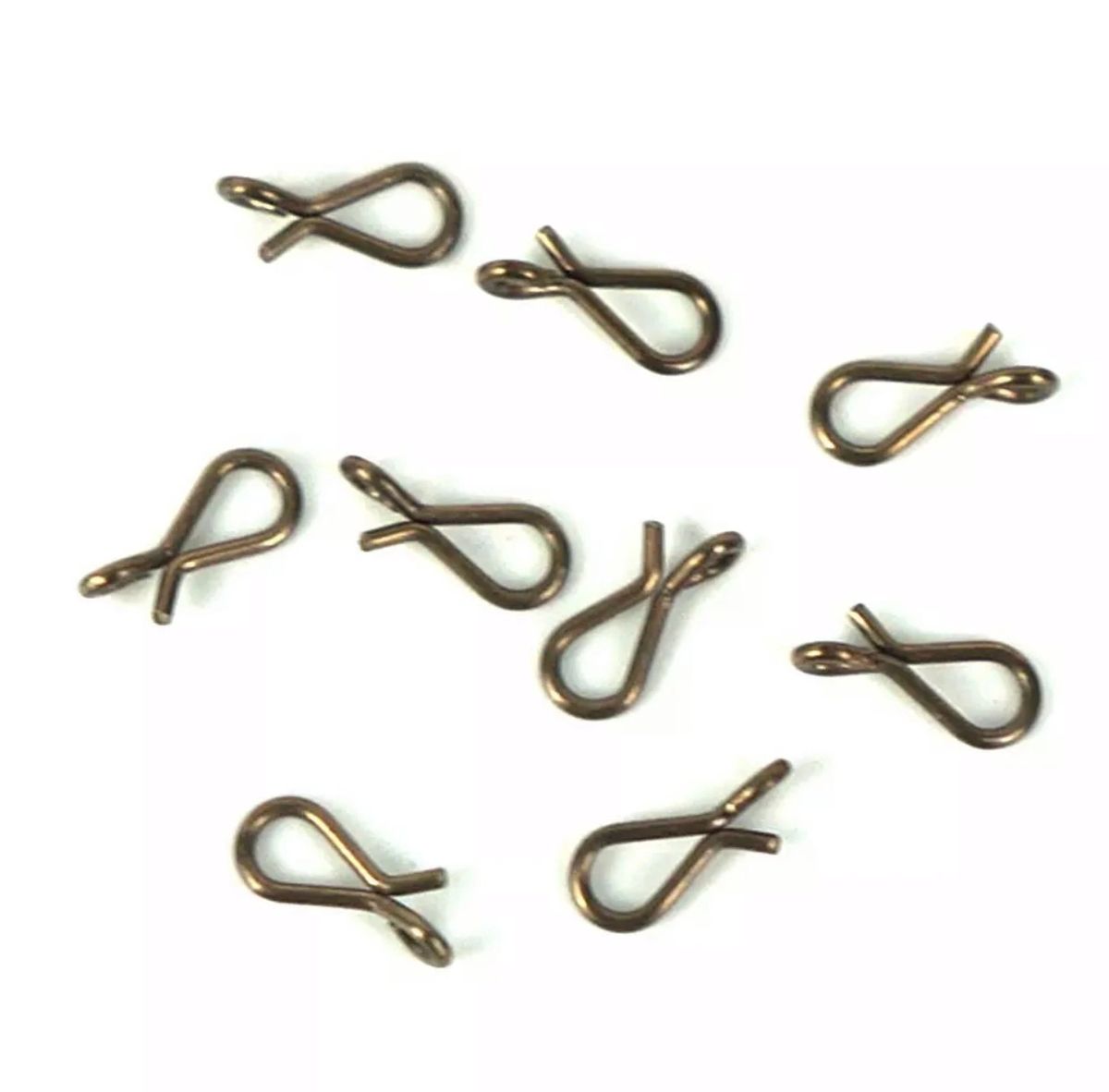 25 x Bronze Fly Fishing Quick Change Clips