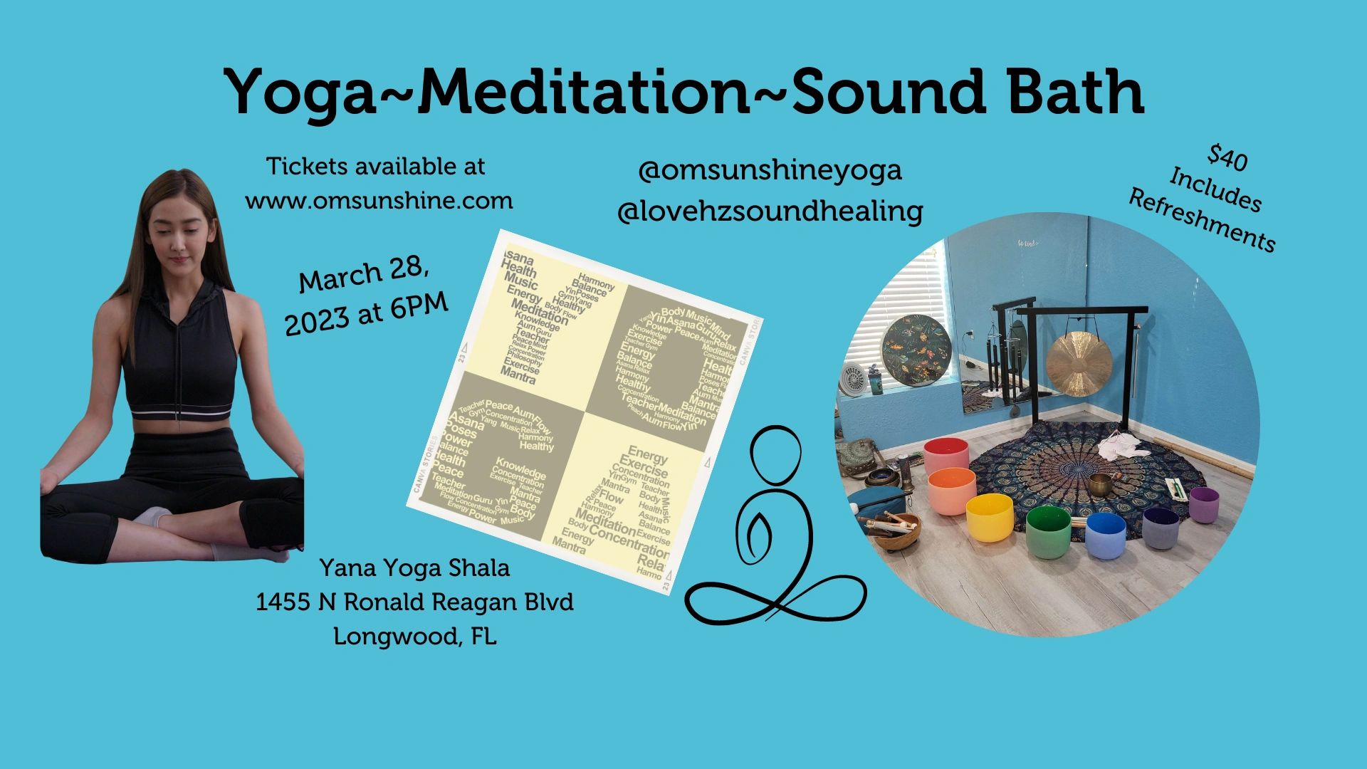 Yin Yoga, Meditation, and Sound Bath at Yana Yoga