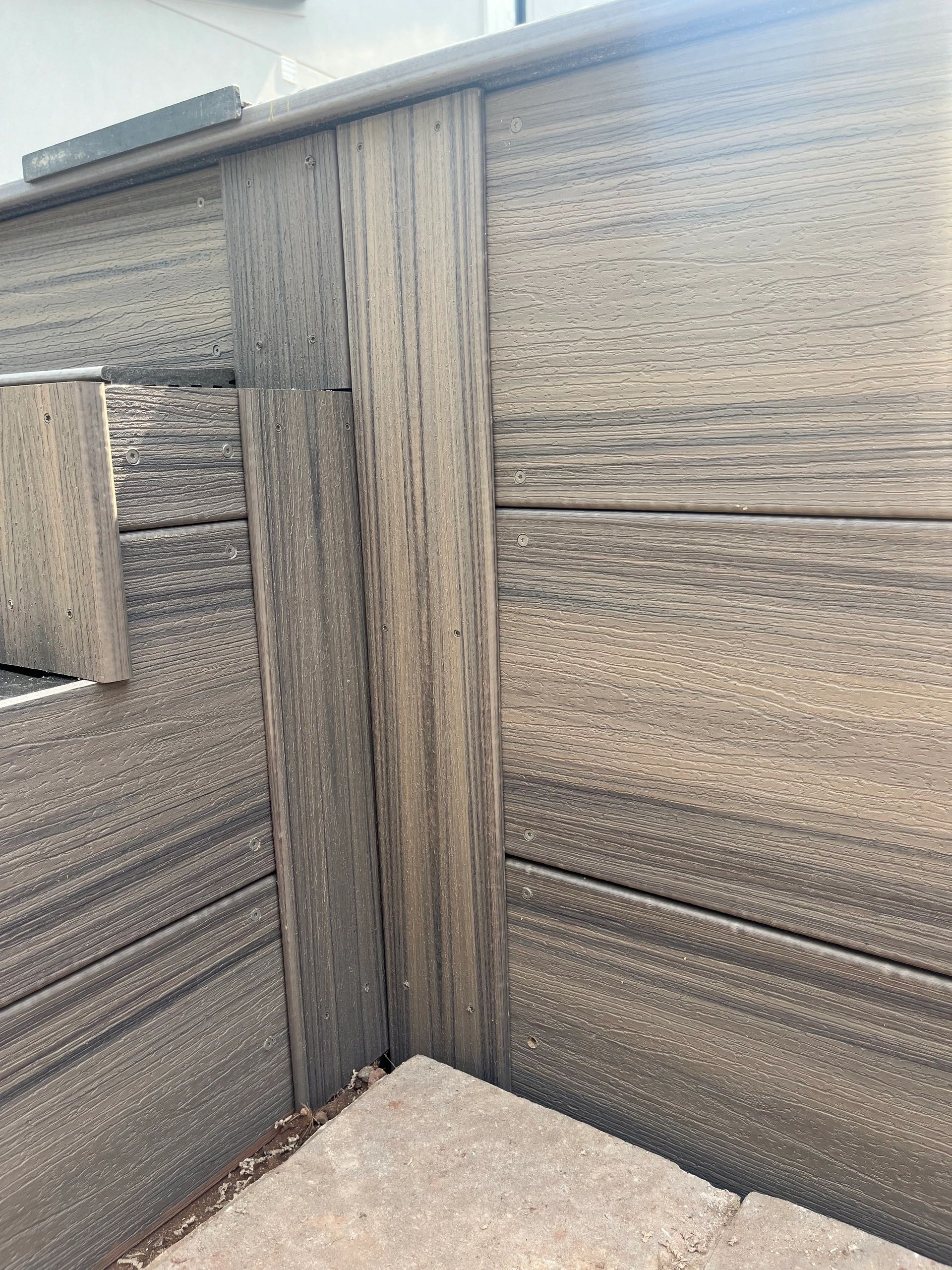 Oakville Deck Finishing Details: Composite Deck Skirting