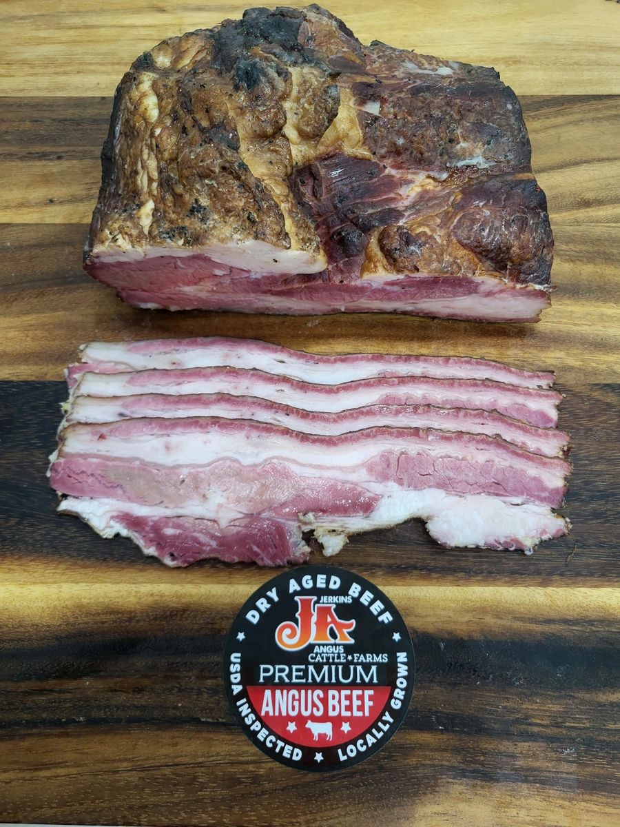 JA Dry-aged Beef Bacon approx 1 lb