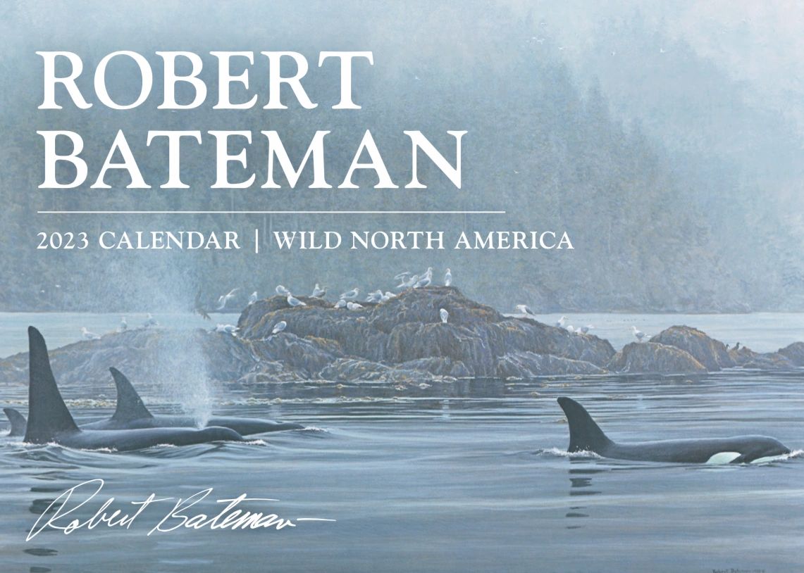 2023 Robert Bateman Calendar- Wild North America