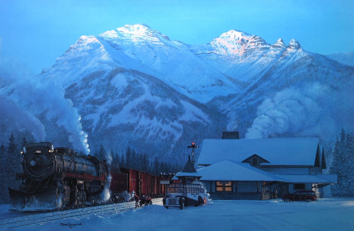 Banff Station by Max Jacquiard