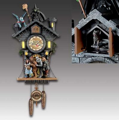 Wizard of Oz Cuckoo Clock by Bradford Exchange