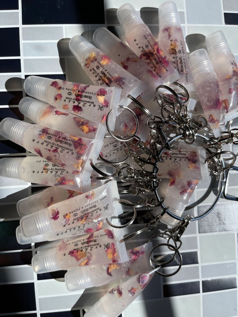 Mini Rose Bath Keychain