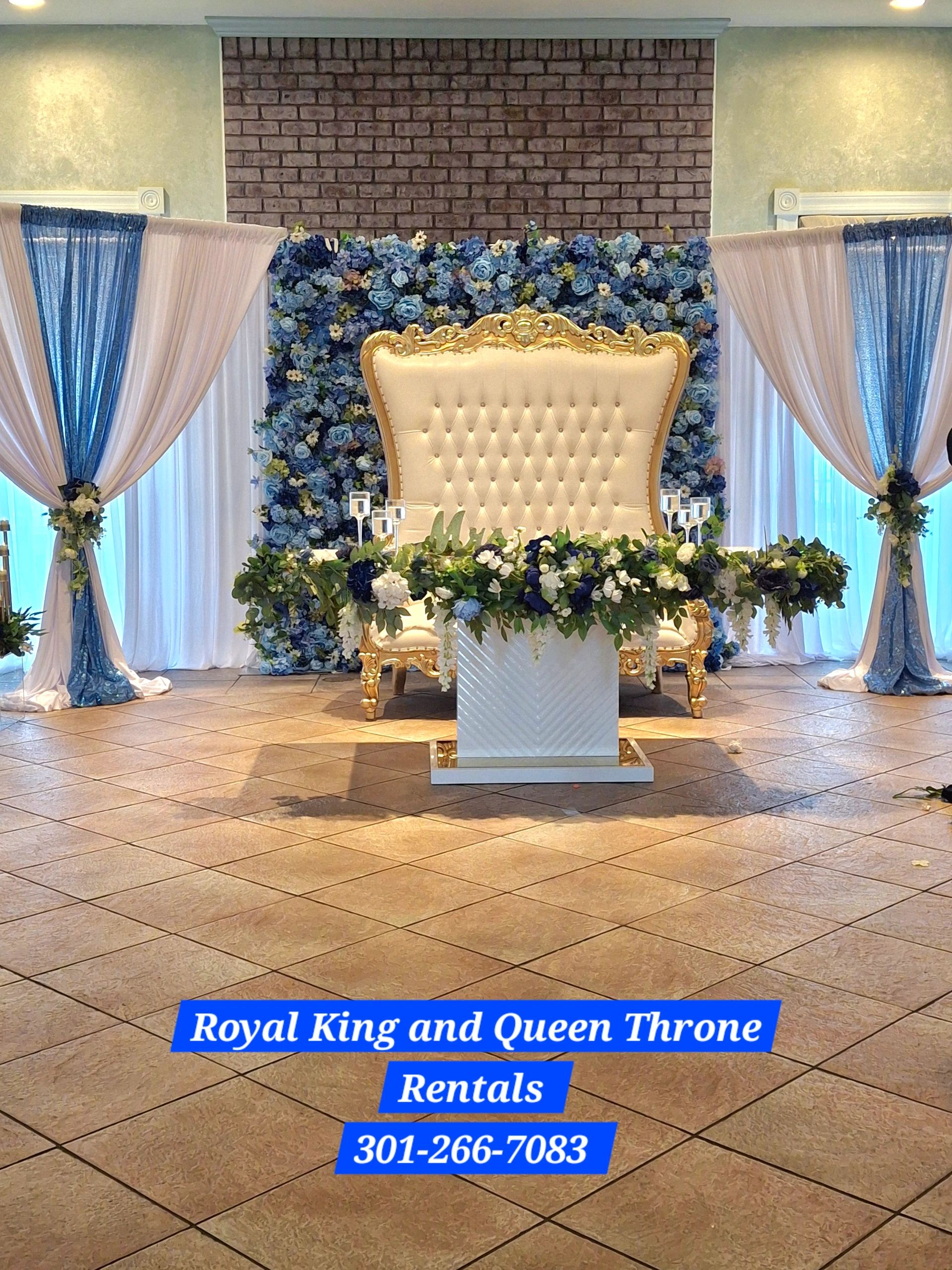 Royal King and Queen Throne Rentals