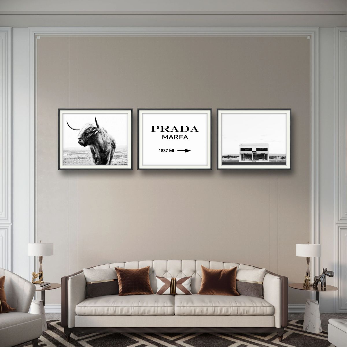 Marfa Set (3 Framed Pieces)