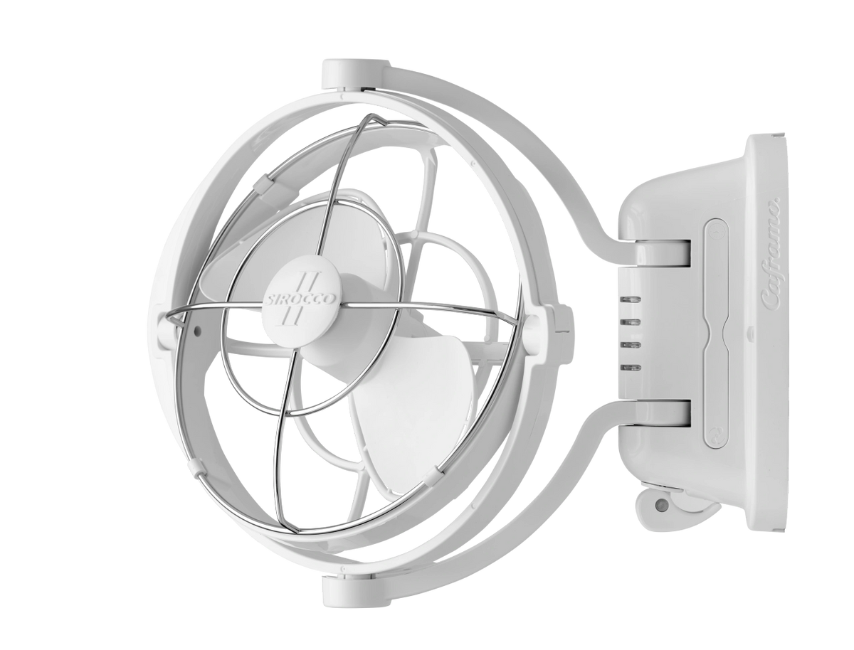Campervan Fan 12V/24V - Sirocco II (Choose Colour Option: Black)
