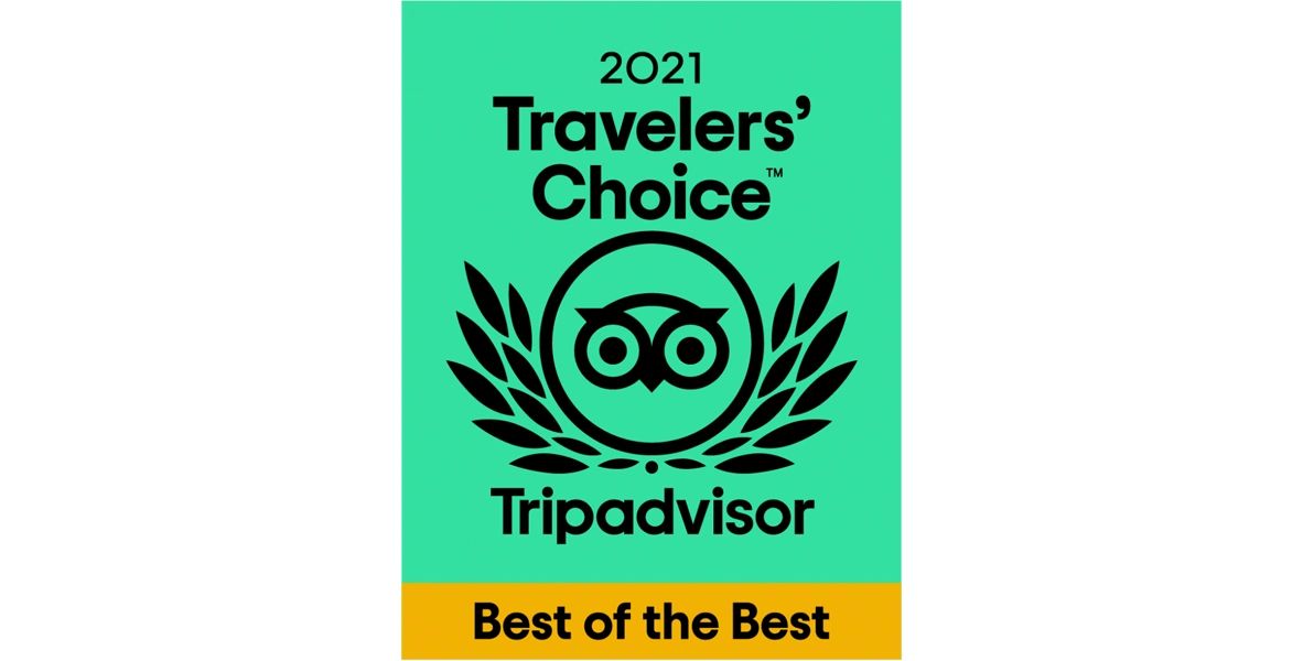 Tripadvisor 2021 Travelers' Choice Best of the Best