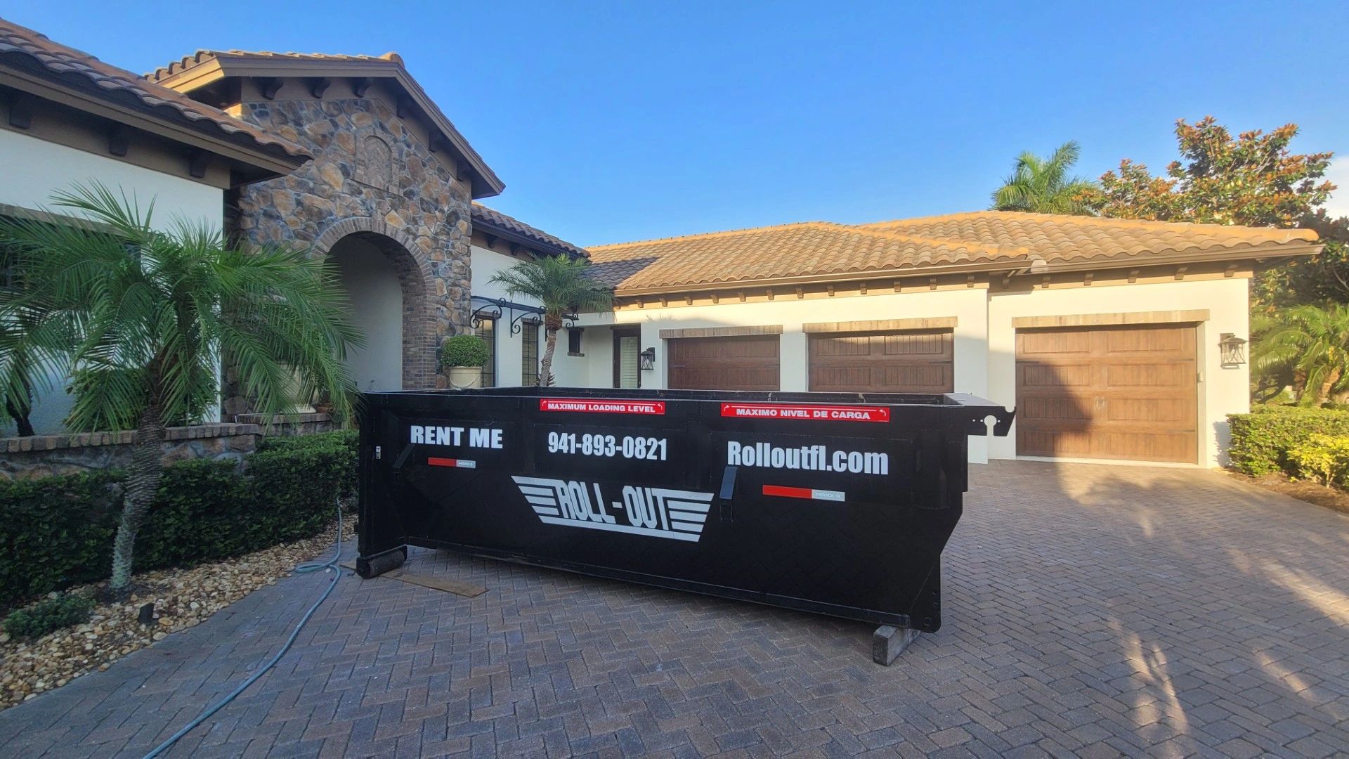 Sarasota & Manatee County Dumpster Rental Service- Roll-Out