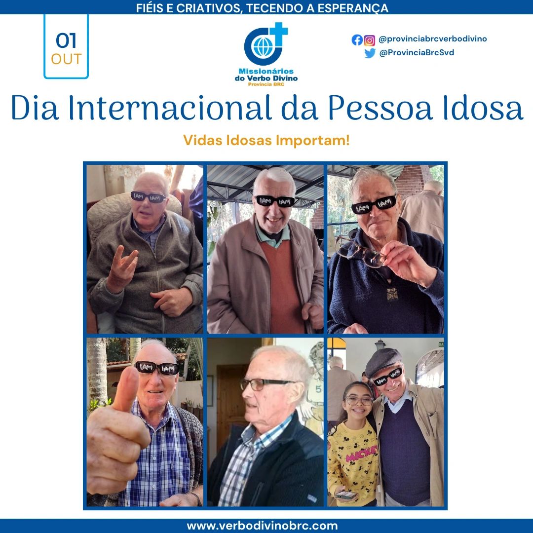 01 de Outubro - Dia Internacional da Pessoa Idosa