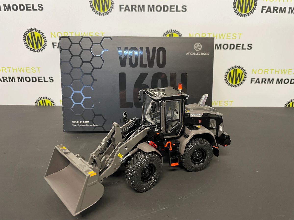 AT COLLECTIONS 1:32 SCALE VOLVO L60H WHEEL LOADER (BLACK EDITION)