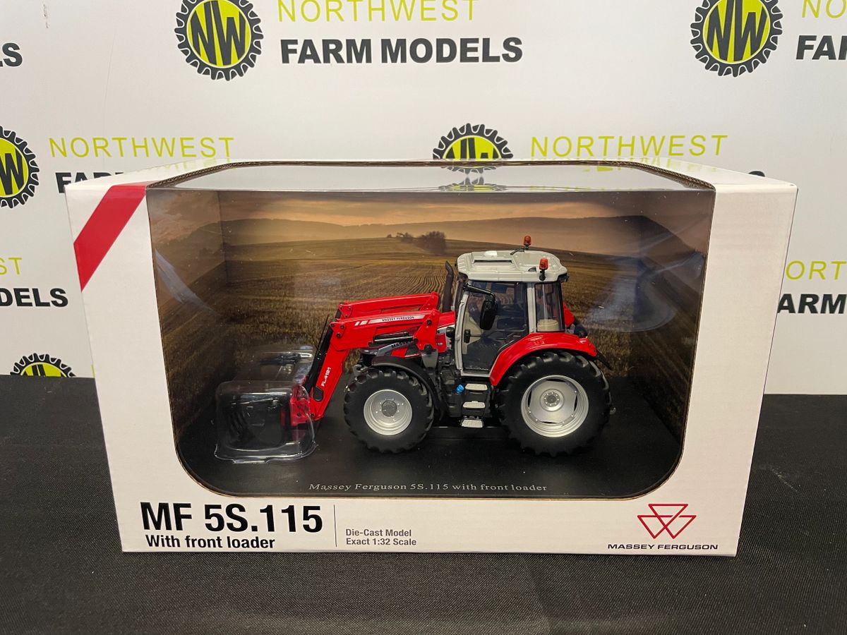 UNIVERSAL HOBBIES 6603 1:32 SCALE MASSEY FERGUSON 5S.115 WITH FRONT LOADER