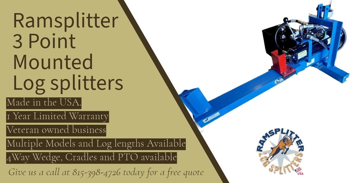 3 Point Log splitters