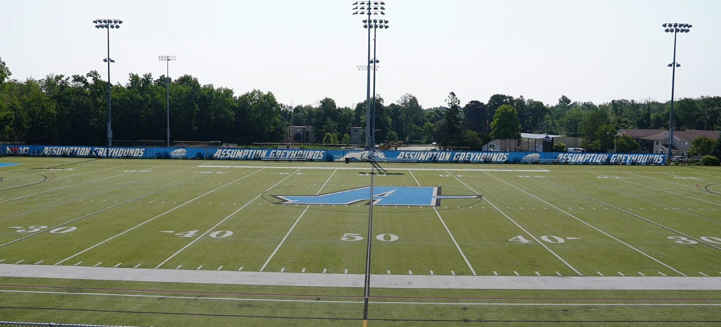 Assumption football partners with Nelson Place for mentorship