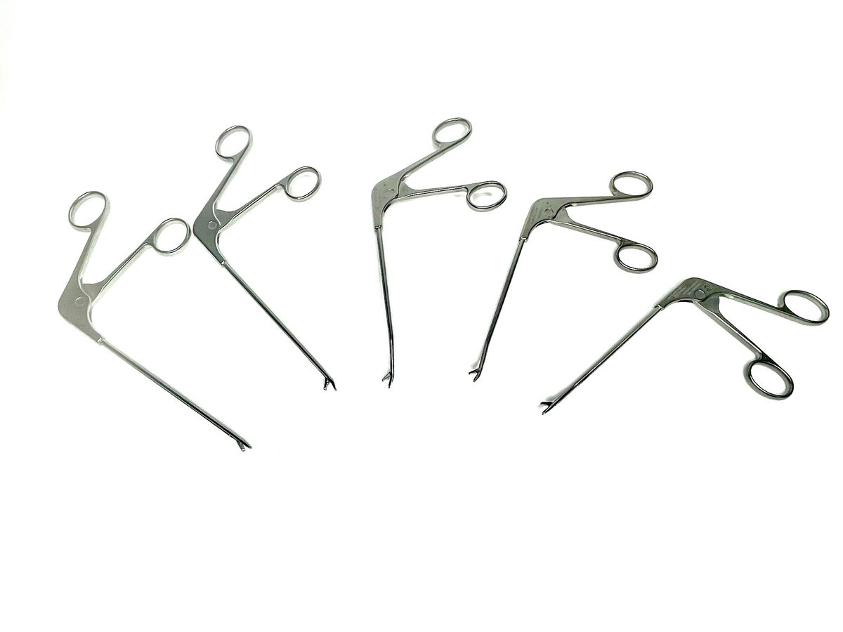 Set of 5 Acufex Punches: Straight, Duckbill, Curved Right Upbiter ...