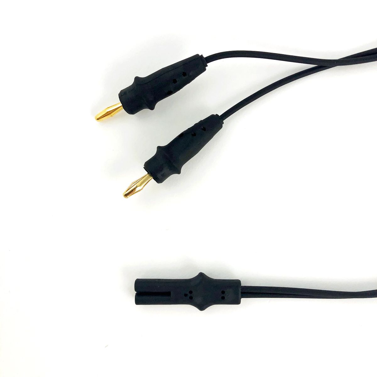 NAQI2401 Reusable Bipolar Cord, Dual Banana Pin / Twin Pin