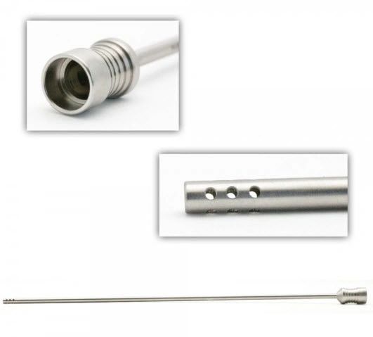 5mm x 45cm Irrigation Suction, SS Finish, Regular Vented Tip