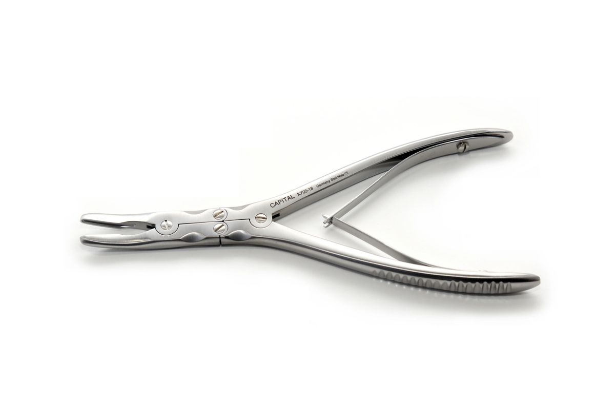 K705-18; Beyer Bone Rongeur Forcep 7", *NEW* OR Grade