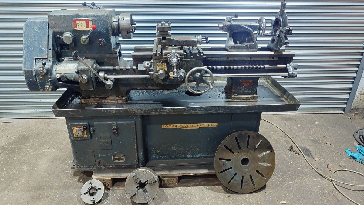 Woodhouse & Mitchell Gap Bed Lathe
