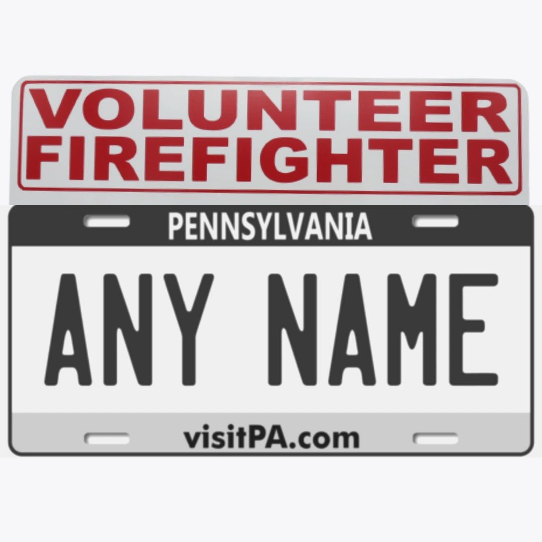 Custom Personalized License Plate Tag Topper for Police, Fire, EMS ...