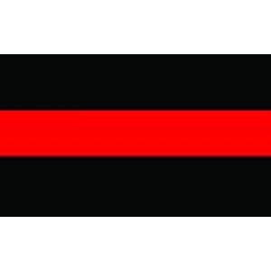 Reflective Thin Red Line Decal Sticker