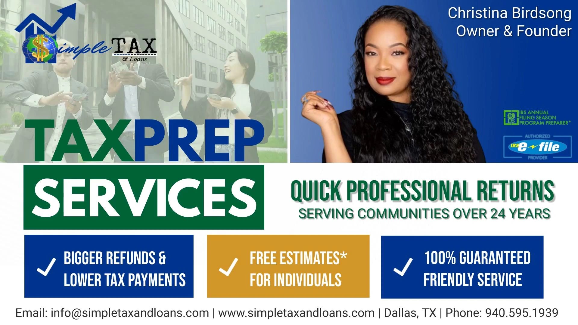 E File Your Taxes with Simple Tax And Loans