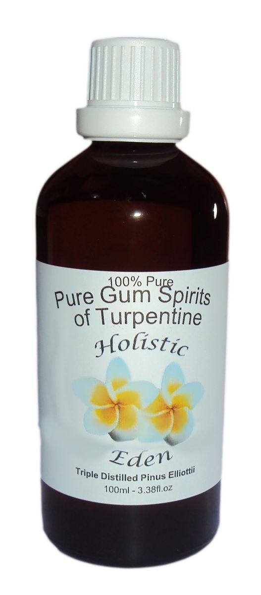 100ml 100% Pure Gum Spirits of Turpentine Pine Resin/Rosin Pinus ...