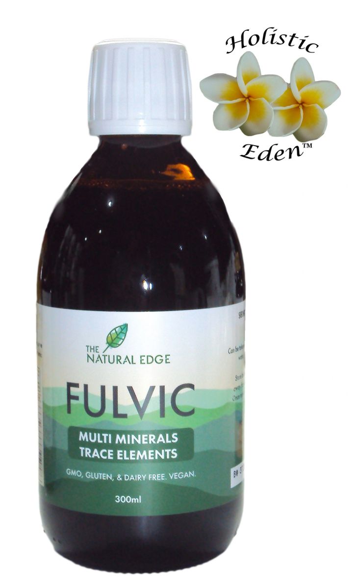 Natural Edge Fulvic Acid 100% Pure Organic Liquid Mineral Supplement
