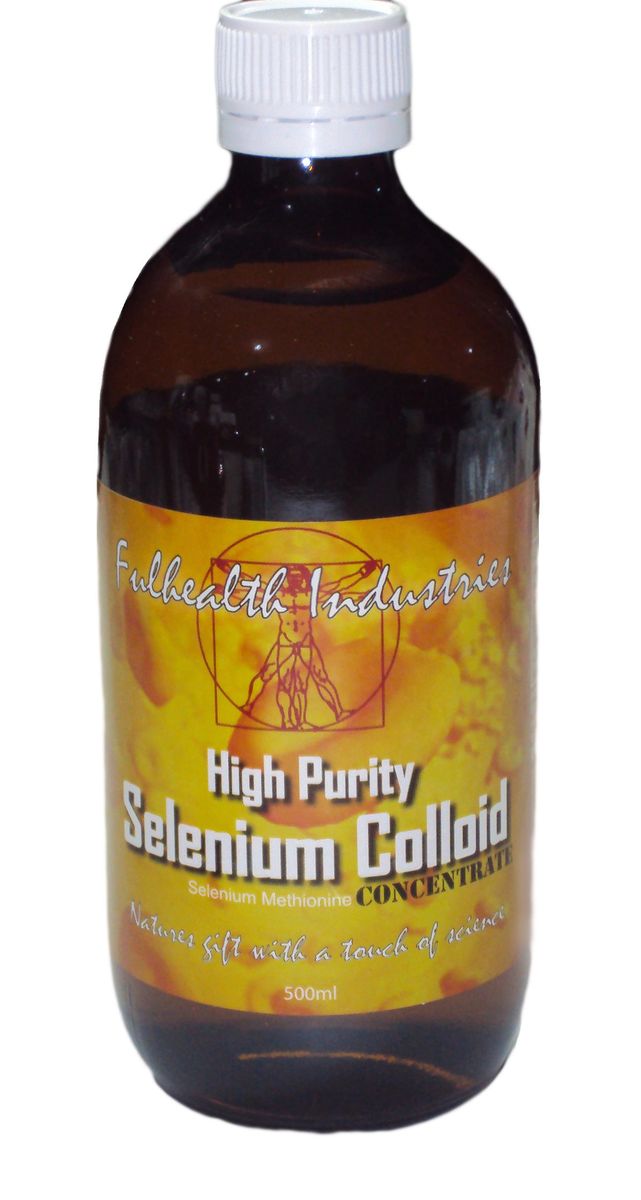 Fulhealth Selenium Colloid Concentrate 500ml - High Purity Colloidal ...