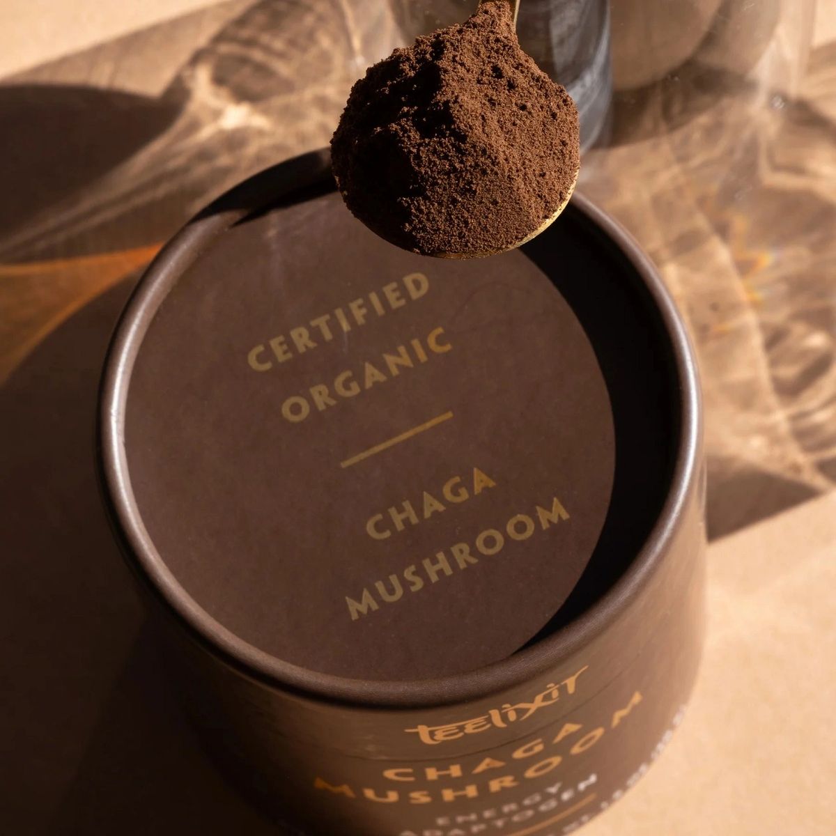 Organic Teelixir Chaga Mushroom Powder Extract Anti-Inflammatory ...