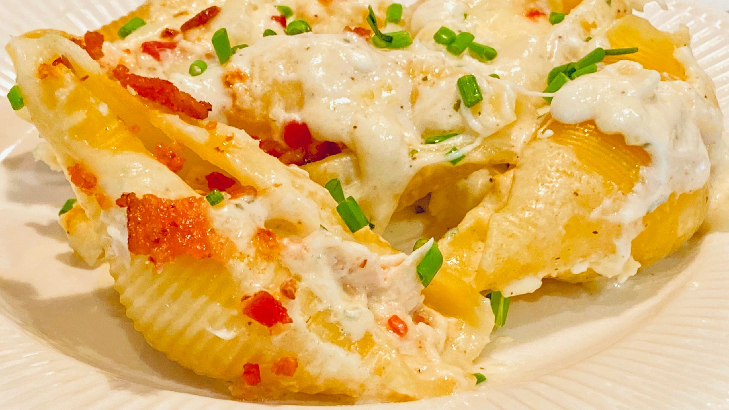 Chicken Bacon Ranch Stuffed Shells Recipe | Your Kitchen