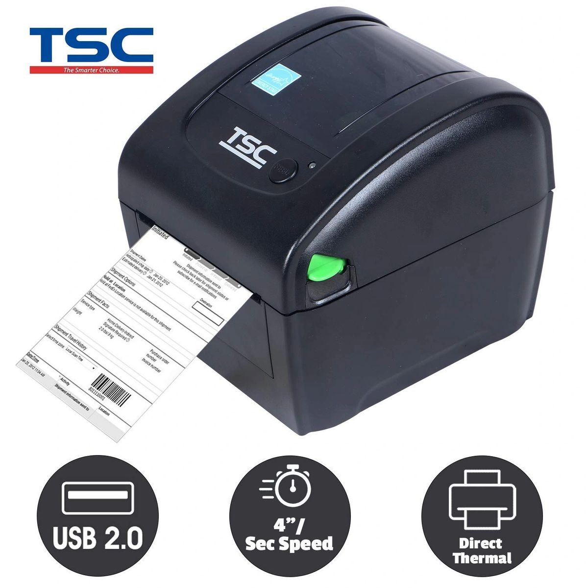 TSC DA 310 Desktop Direct Thermal Transfer 4 IPS & 300 DPI Barcode ...